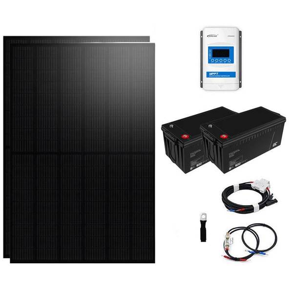 Sistem solar off-grid 24V 820Wp 200Ah | edimo